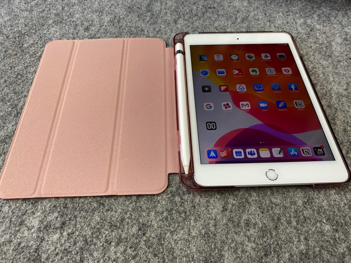 iPad mini 5にペンホルダー付きケースを導入 | penchi.jp